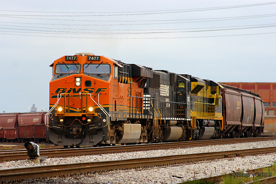 Westbound BNSF High Priority Manifest Train
